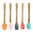 Mesase Silicone Small Spatulas Set of 5, Mini Rubber Spatulas for ...
