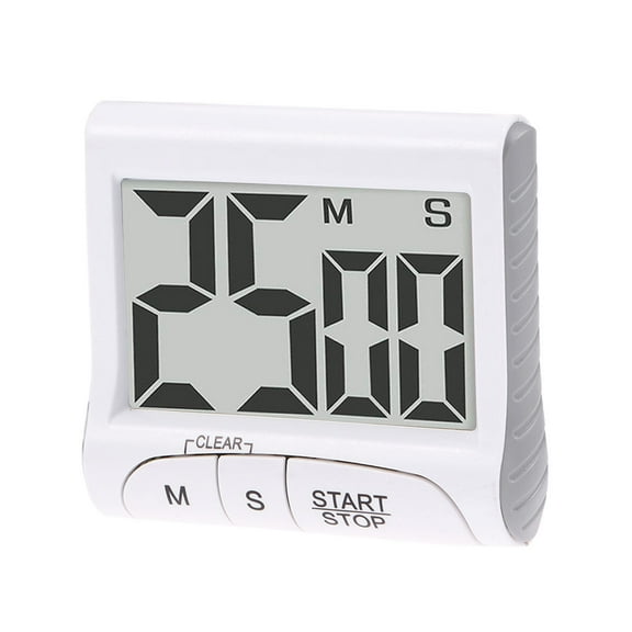 Mainstays Digital Kitchen Timer, Magnetic Countdown Count up Timer with ...