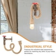 FENGGUIQU Pendant Lighting Industrial Light Base Multi Hemp Rope 1Set ...