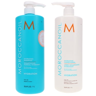 Moroccanoil Argan Oil Hydrating Shampoo & Conditioner Combo Pack, 16.9 ...