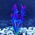2-Piece Artificial Aquarium Plants, Fish Tank Decor, Plastic Underwater ...