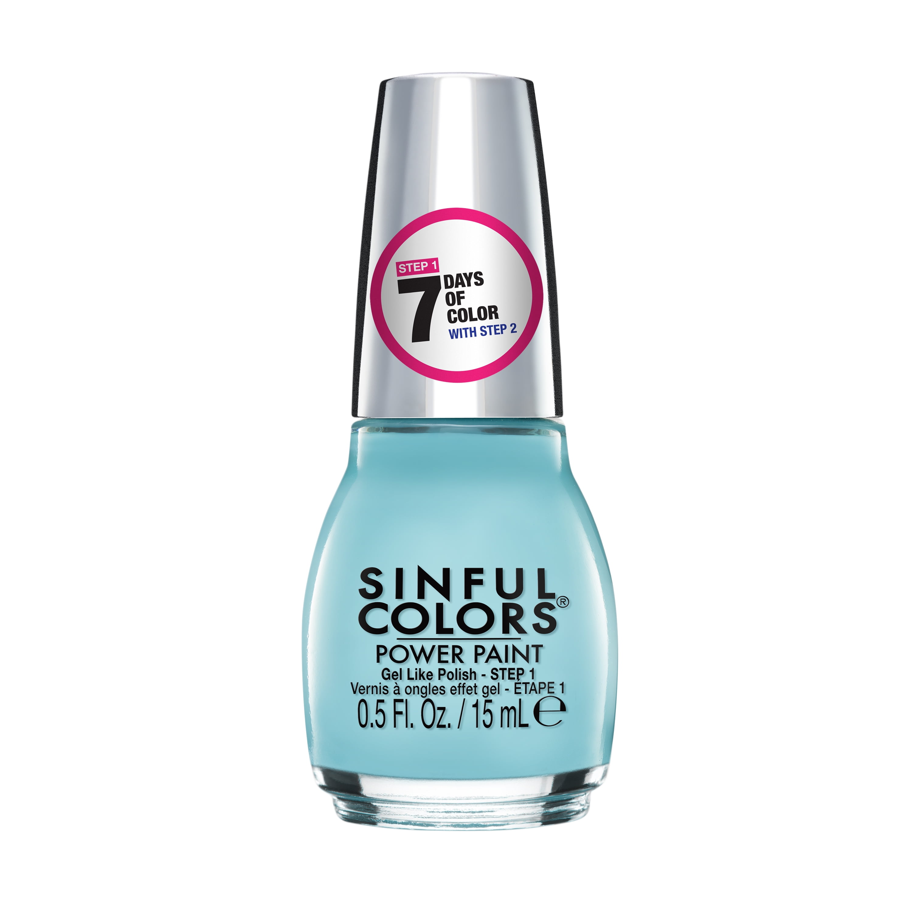 Sinful Colors Power Paint Nail Polish, 2648 Cari-bae-n, 0.5 fl oz ...