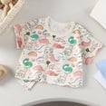 CAUYDY Toddler Baby Boys Tops Cartoon Dinosaur Print Tees Kids Cotton ...