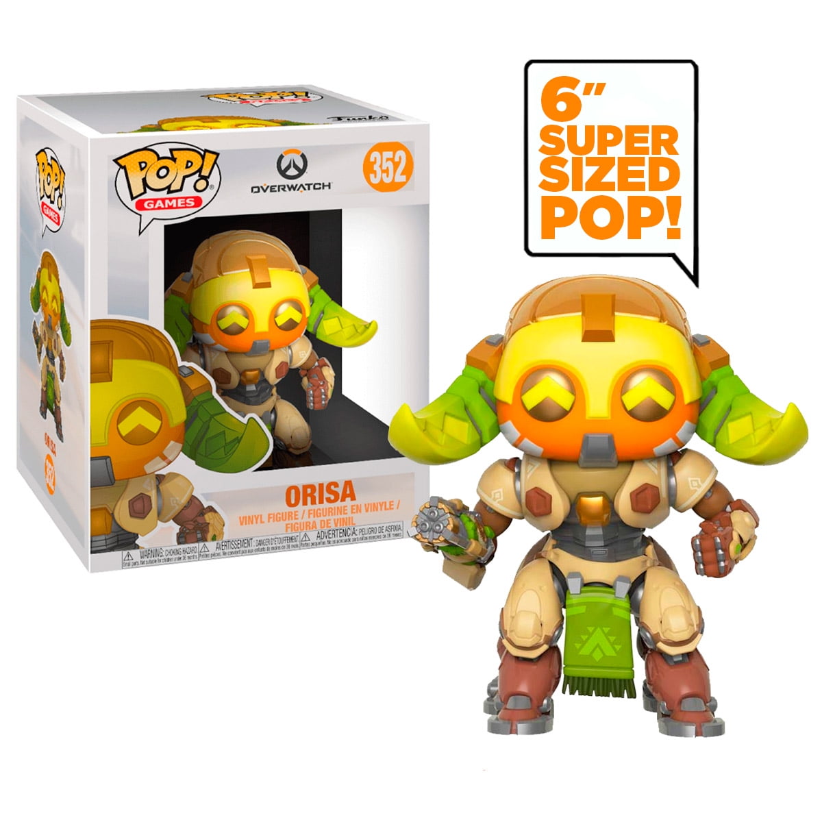Pop Games: Overwatch S4 - 6 Orisa Funko Super Size | Walmart en línea
