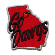 University of Georgia Bulldogs Embroidered Patch Sew-On - Walmart.com