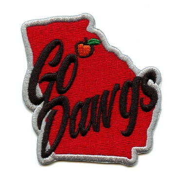 University of Georgia Bulldogs Embroidered Patch Sew-On - Walmart.com