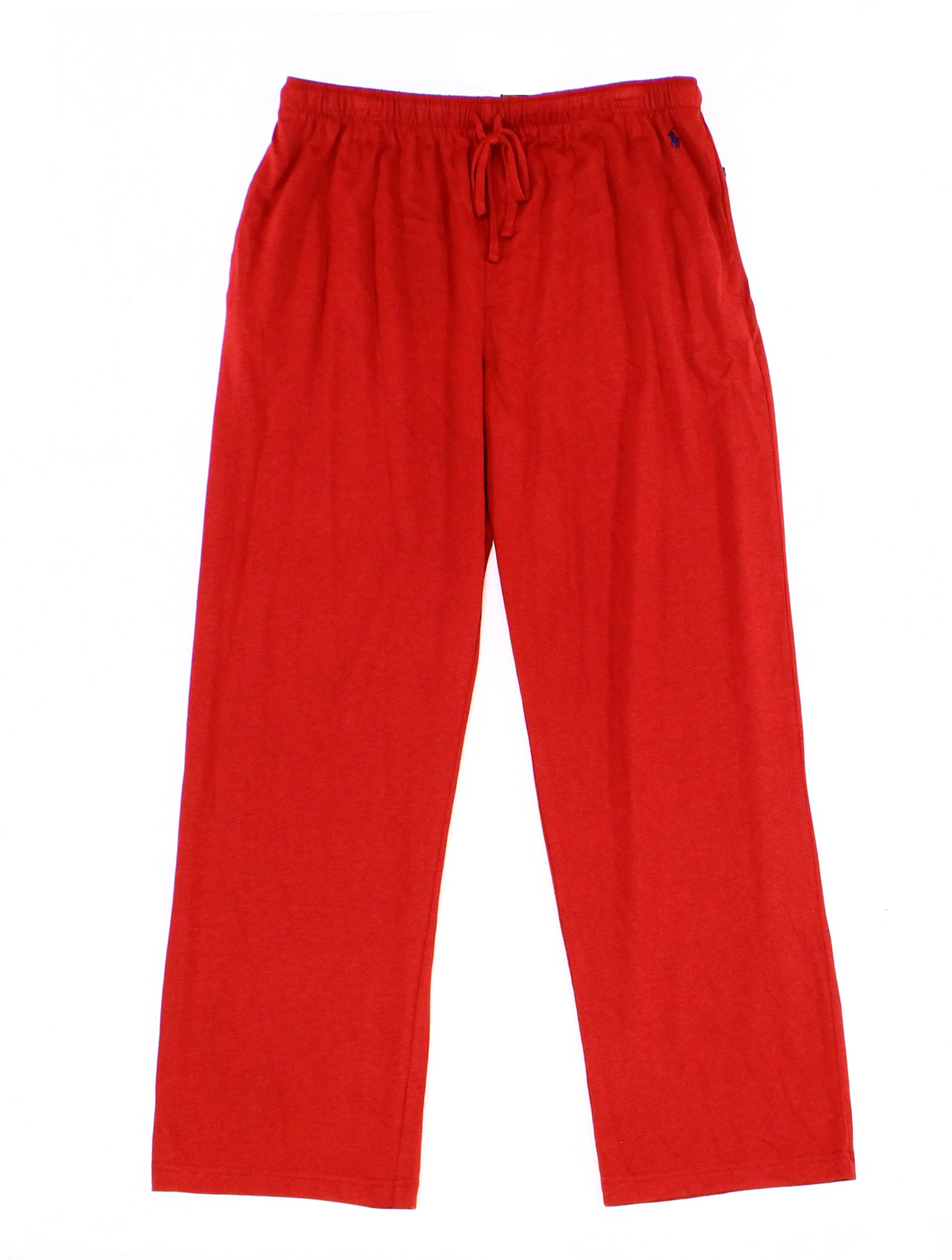 Polo Ralph Lauren NEW Solid Red Mens Size XL Drawstring Lounge Pants ...