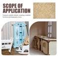 HOMEMAXS 4pcs Dollhouse Floor Sheet Mini House Flooring Miniature Floor ...