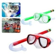 Children Kids Snorkel Set Scuba Snorkeling Mask Swimming Goggles ...