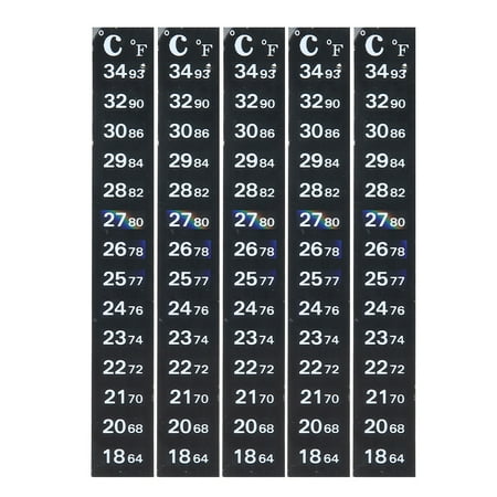 Dual Temperature Sticker Aquarium Temperature Sticker Fish Tank ...