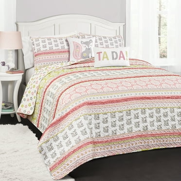 Global Trends Athena Quilt Set, Ivory - Walmart.com