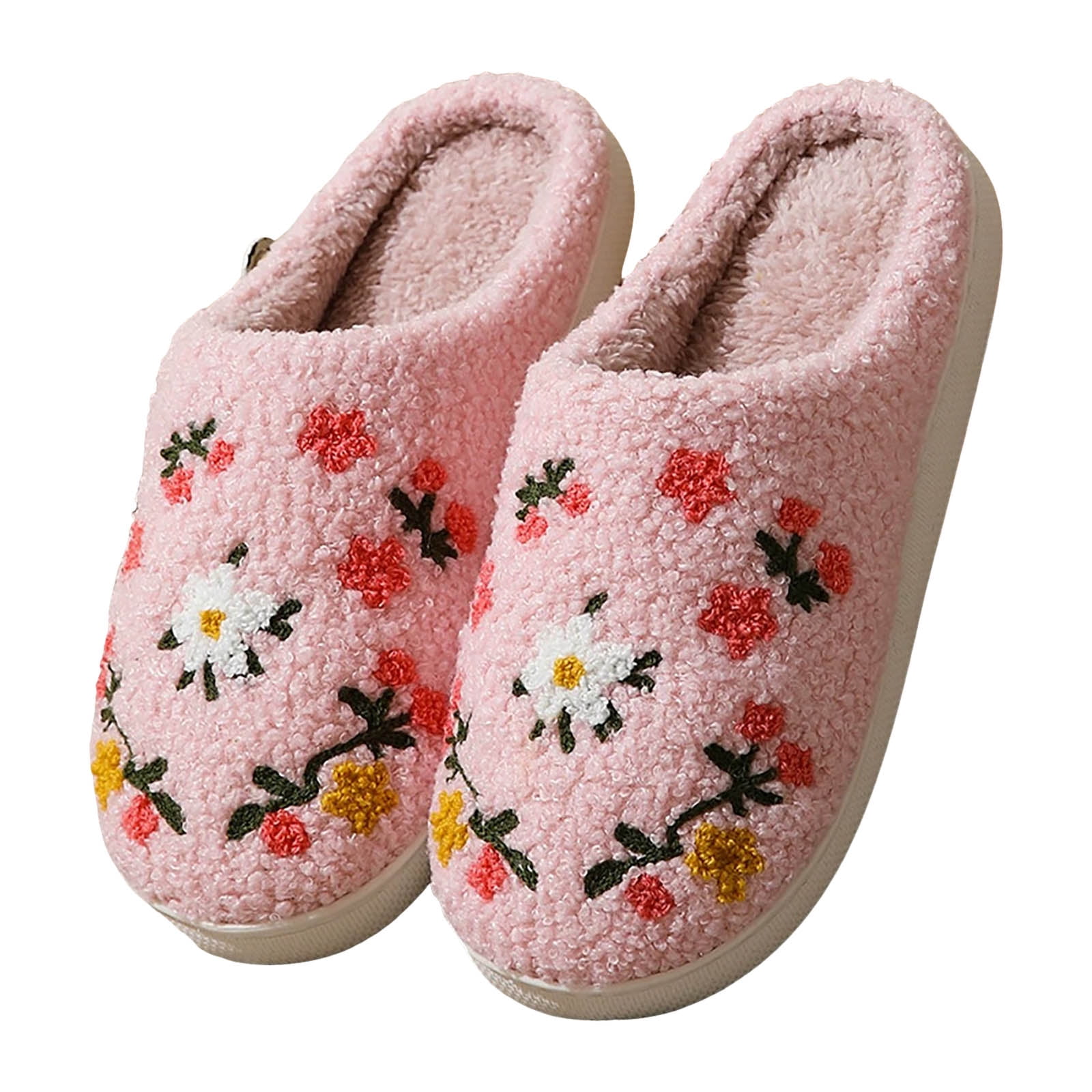 Click here for Dakaela Slippers For Women Men Winter Fluffy Plush... prices