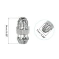 Uxcell Metric Stainless Steel Straight Hydraulic Grease Fitting M6 x 0 ...