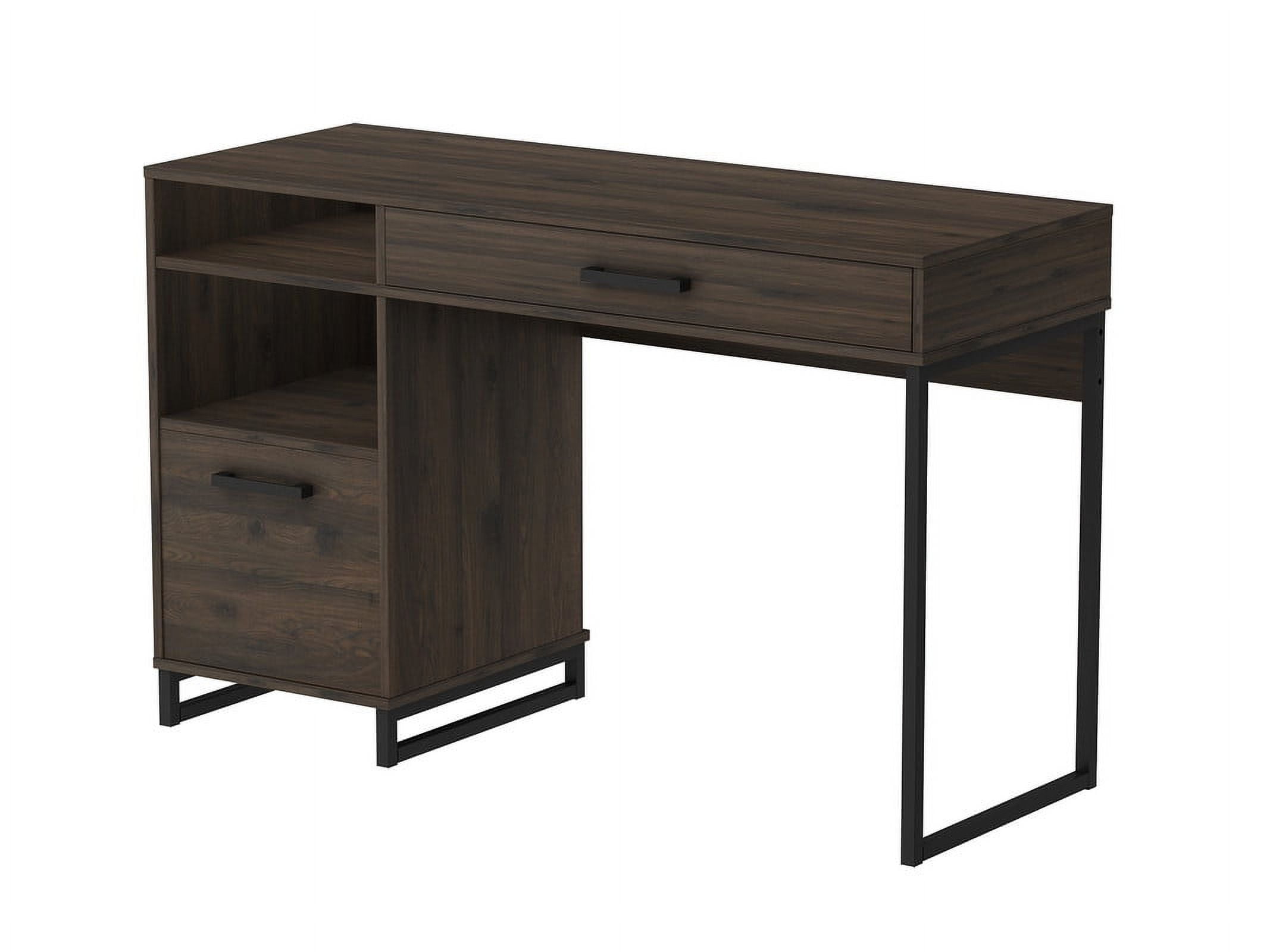 Wood and metal desk mainstays store
