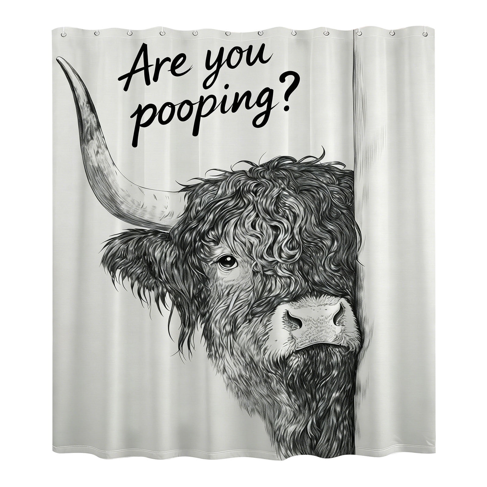 Click here for Leojiow A Witty And Humorous Bathroom Curtain Show... prices