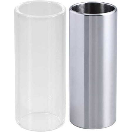 Stainless Steel Guitar Slide Tone Bar Metal Guitar Slides Guitar Finger ...