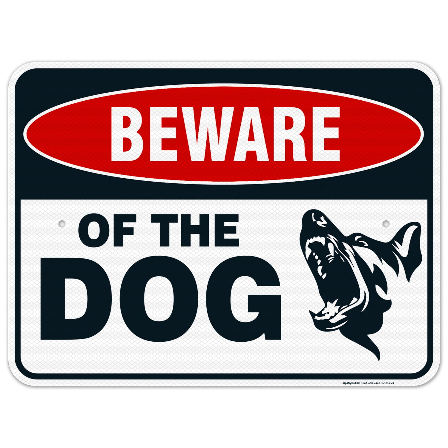 Beware of The Dog Sign, - Walmart.com