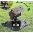 2026 Upgraded 16-Nozzle Sprinkler with Dual-Zone Sprinkler Water Timer ...