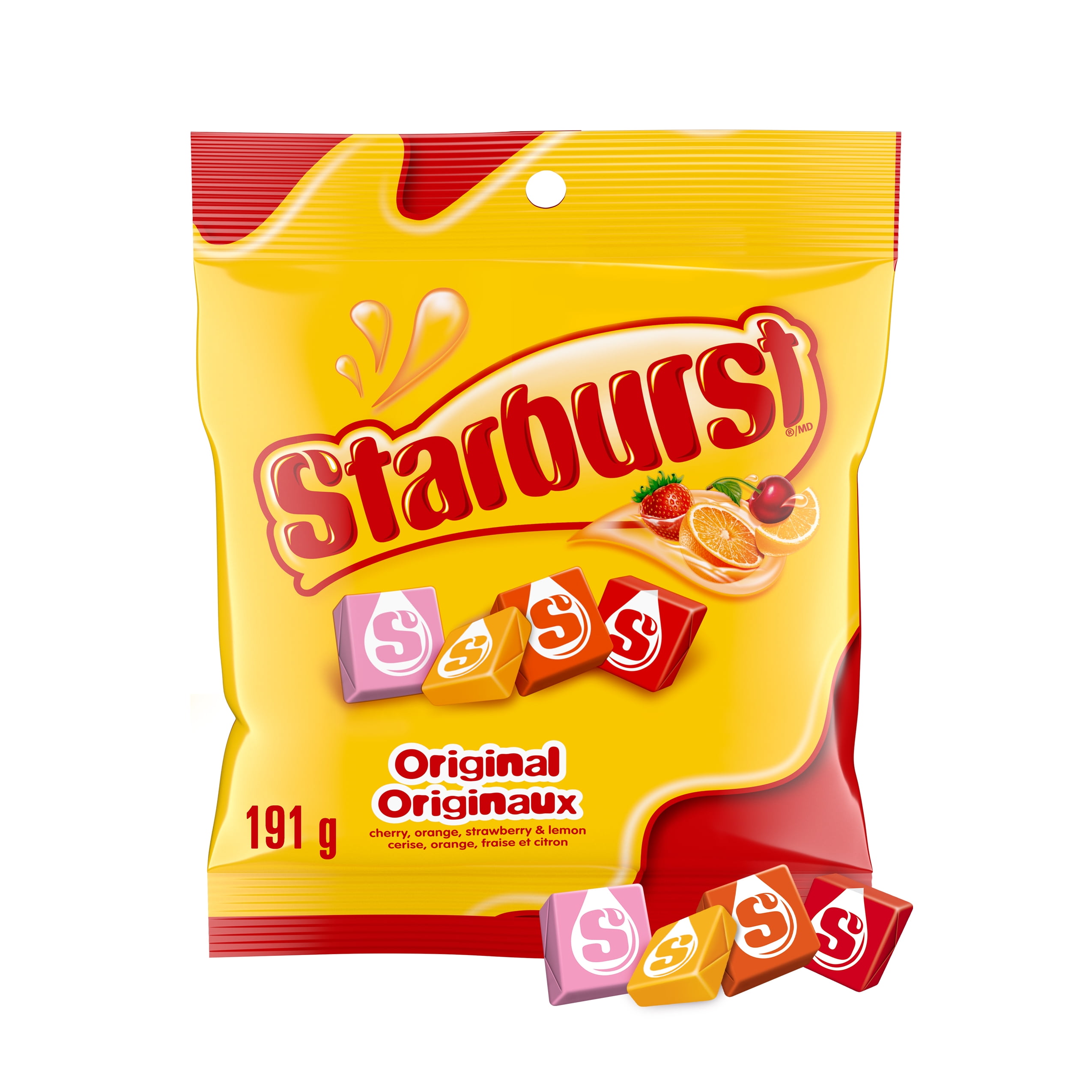 STARBURST, Original Chewy Candy, Sharing Bag, 191 g - Walmart.ca