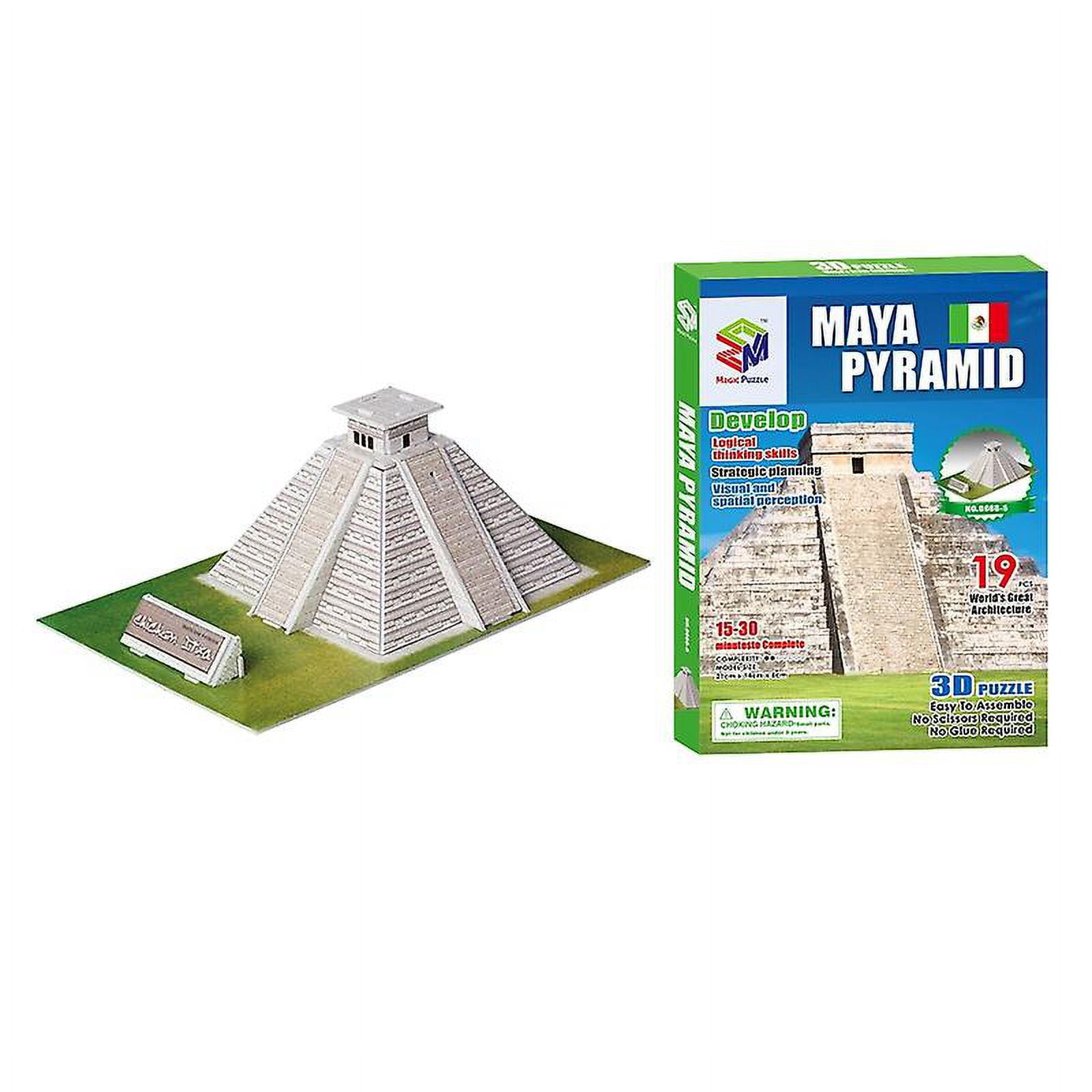 Mayan pyramid Kit de construcción de modelo de edificio famoso ...