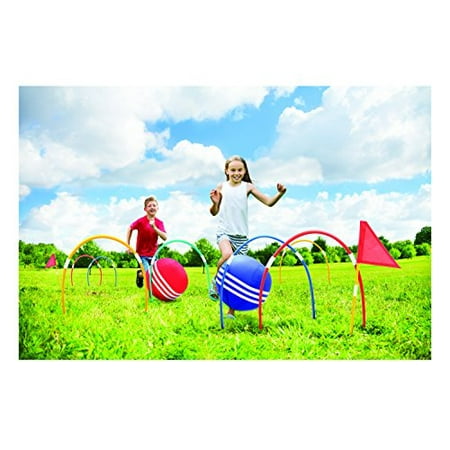 The Lakeside Collection Kick Croquet 11 Piece Outdoor Giant Game Set ...
