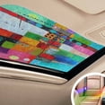 Colorful Oil Painted Window Privacy Film Stain Glass,Reusable ...
