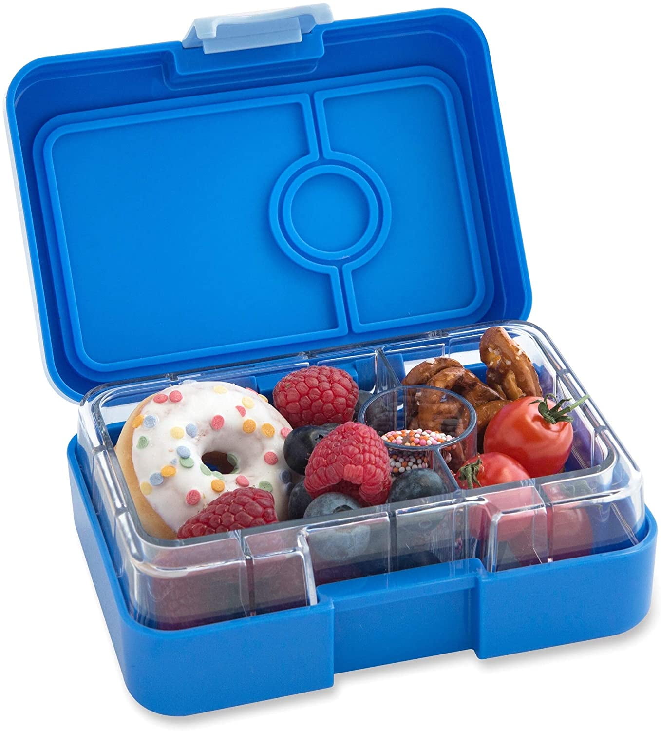 Kids 3 Compartment Mini Snack Box - Jodhpur Blue with Toucan Tray ...