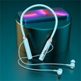 Garenas Neck Hanging Bluetooth Headphones Bluetooth 50 Wireless Sports Noise Cancelling