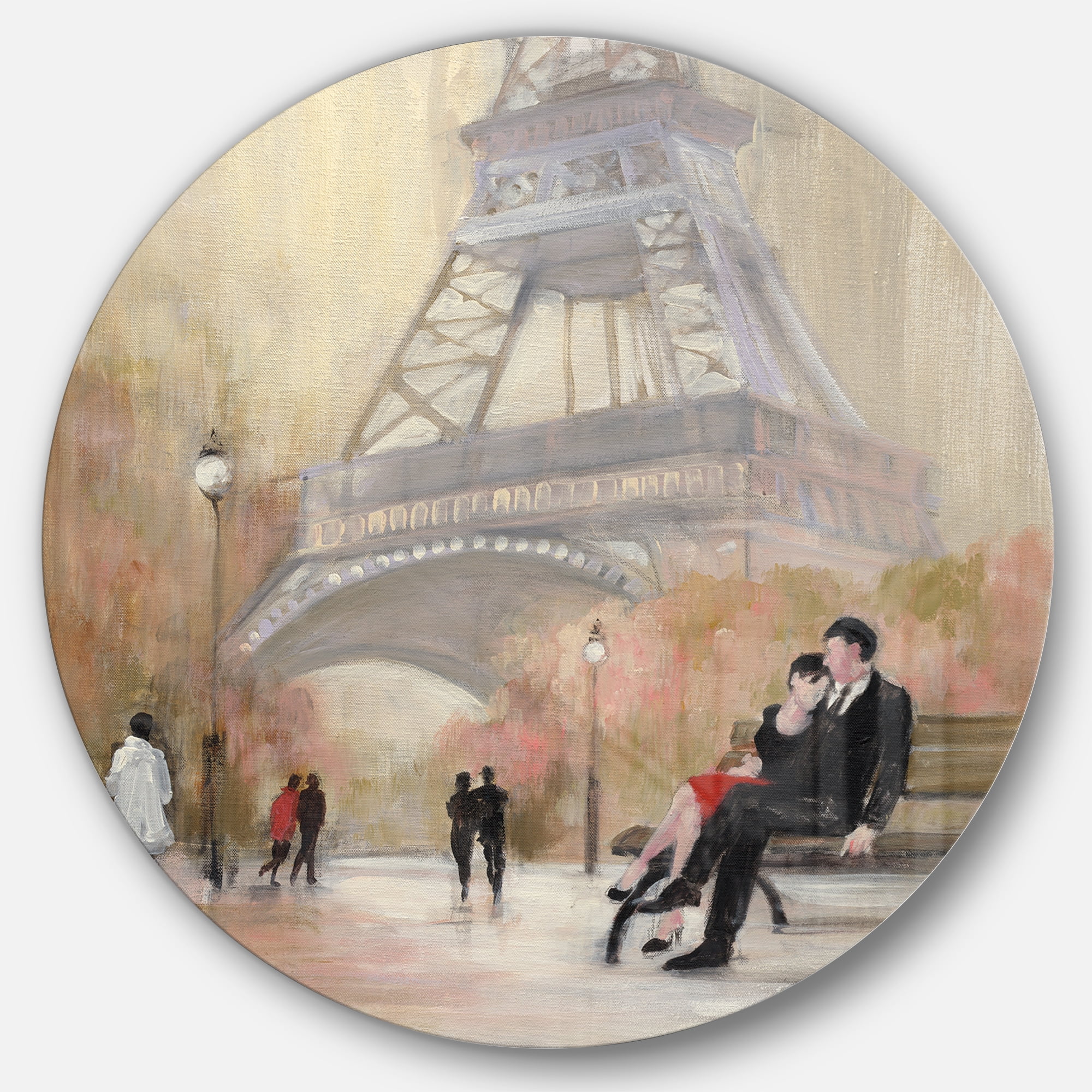 Click here for Designart love In Paris Vi French Country Metal Ci... prices