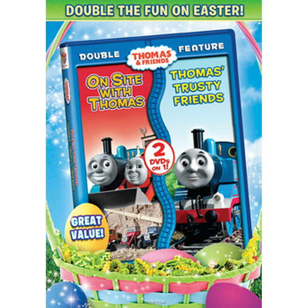 THOMAS & FRIENDS-TRUSTY FRIENDS/ON SITE W/THOMAS (DVD) (DVD) - Walmart ...