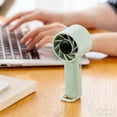 3 Speed Mini Fan Portable, Rechargeable Battery Powered Small Fan ...