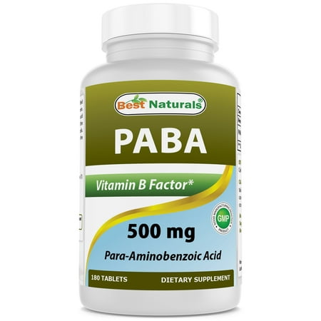 Best Naturals PABA 500 mg 180 Tablets - Walmart.ca