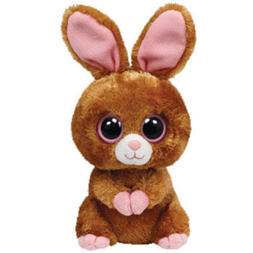 TY Beanie Boos - HOPSON the Brown Bunny (Solid Eye Color) (Regular Size ...