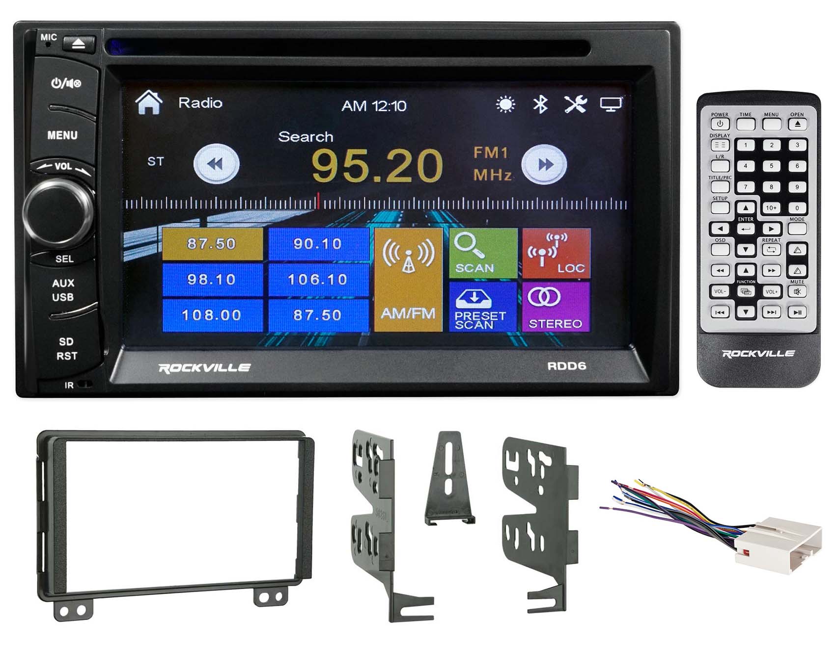 6.1'' DVD/iPhone/Android/Bluetooth Player Receiver For 2004-2005 ...