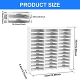 Austok 36 Slots Ink Pad Printing Storage Box Large Capacity Items ...