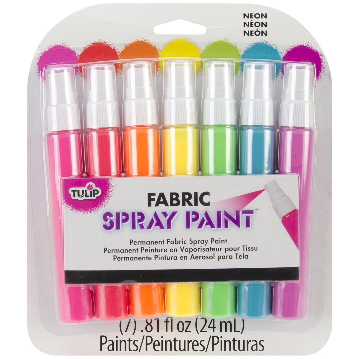 Click here for I Love To Create Tulip Fabric Spray Sets -7pk Neon... prices