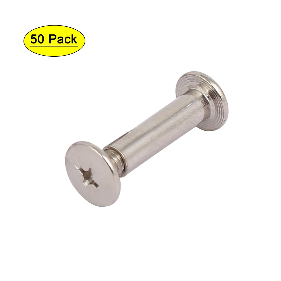 50pcs 5mmx20mm Binding Chicago Screw Post Silver Tone for Photo Albums ...