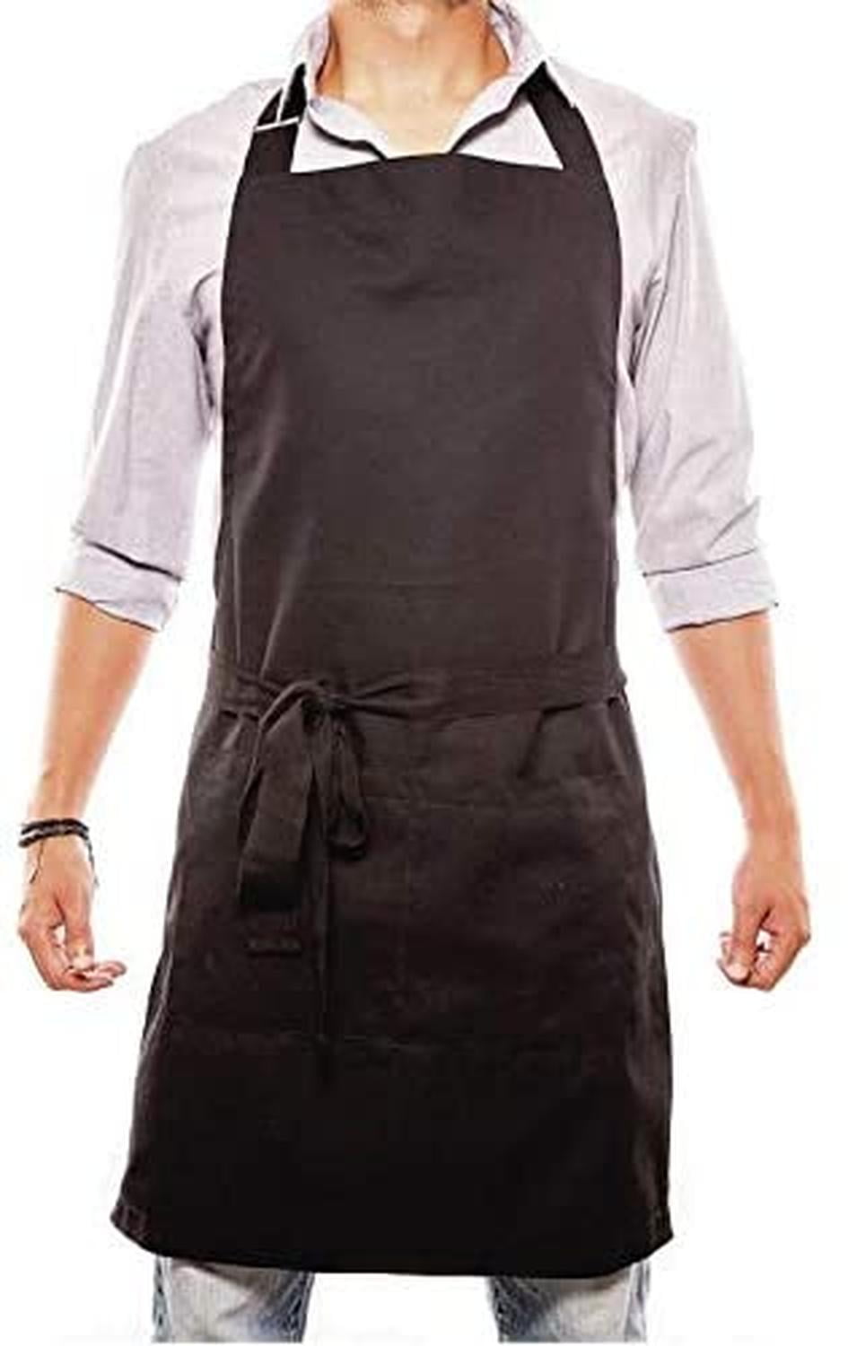 Mandil Delantal Pesani Básico Gabardina 100% Algodón negro | Bodega ...