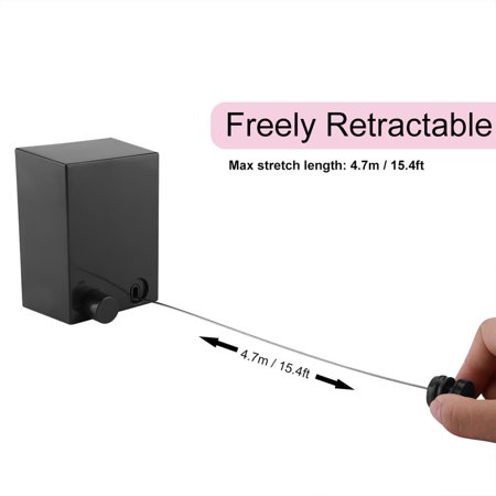 Indoor Cloth Hang Steel Invisible Retractable Drying Rope Cloth Drying ...