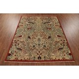 Traditional Collection, Yellow & Gold All-Over Area Rug 9' 9'' X 7' 10 ...