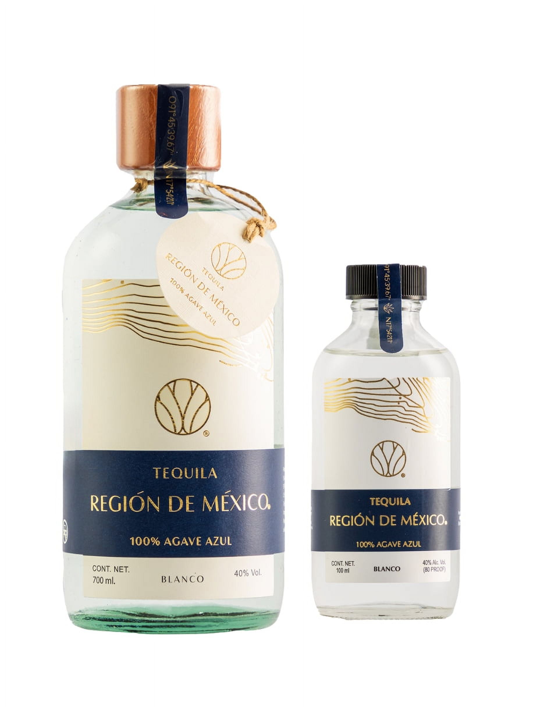 Tequila Región De México Blanco 700 Ml Con 100 Ml Mini Región de México ...