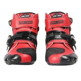 1Storm Men's Motorcycle Racing Boots, Red, US 10.5 EU 44 UK 9.5 ...