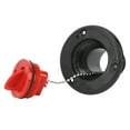 Black Gas/Fuel Tank Deck Fill Port with Key Cap for Yachts & Motorhomes ...
