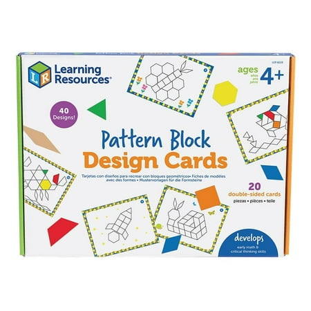 Learning Resources - Pattern Block Design Cards | Walmart Canada