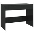 vidaXL Desk with Drawers Computer Desk Home Office Study Table ...