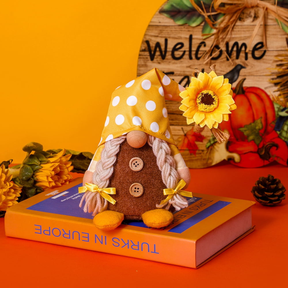 Sunflower Gnomes Plush Decorations, Summer Spring Gnomes, Scandinavia ...
