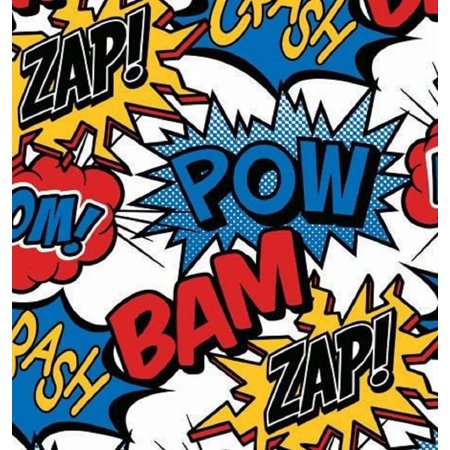 Superhero Comic Gift Wrapping Paper Roll - 24" x 50' | Walmart Canada