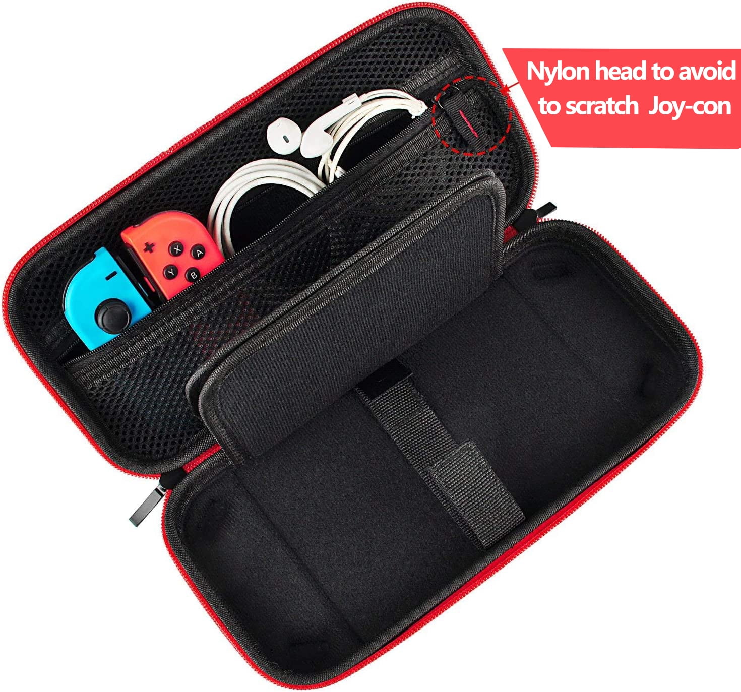 Nintendo Switch OLED Carrying Case with 20 Game Cartridges, Protective ...