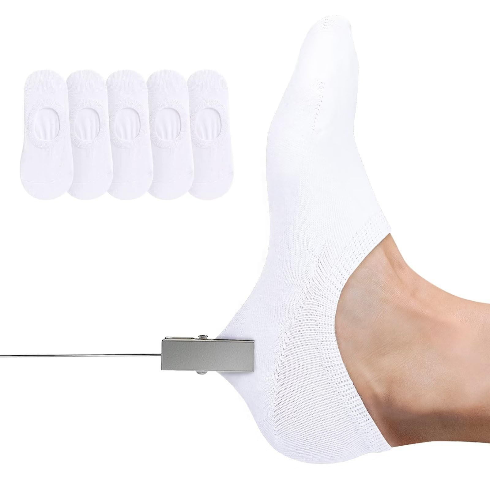 Click here for Gdreda No Show Socks Mens 5 Pair Cotton Thin Non S... prices