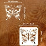 Moth Painting Stencil 11.8x11.8inch Reusable Moth Painting Template DIY ...